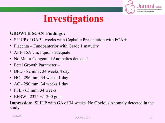 Management of GDM wsr Garbhini Prameha - a case Study | PPT