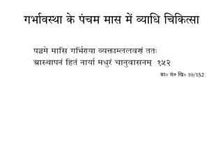 Garbhini Vyapad (Pregnancy Complications) | PDF