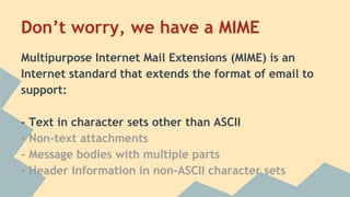 Garbled text in email | PPTX | Email | Internet