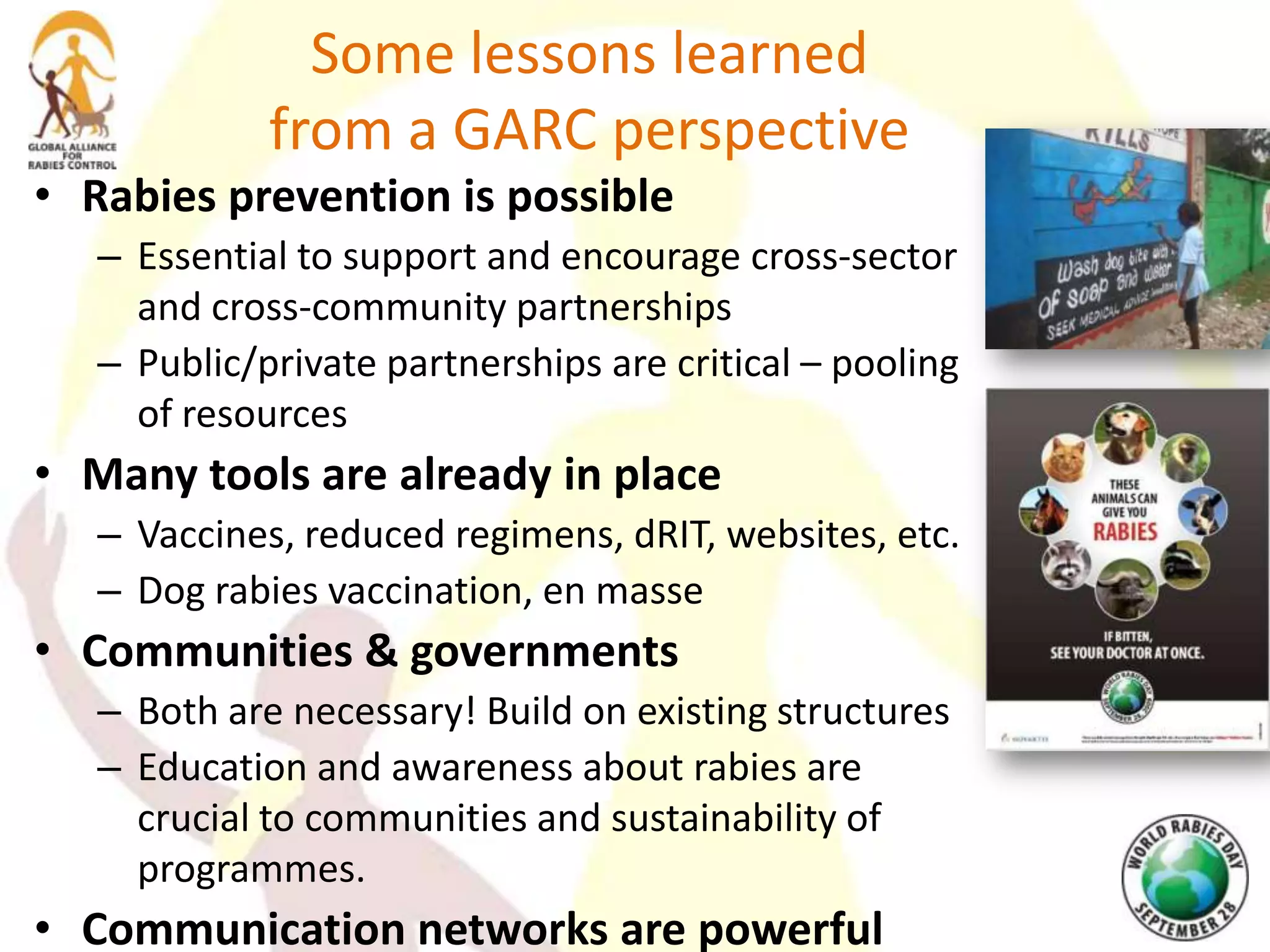 Rabies the One Health Model - Opportunities and Challenges of a ...