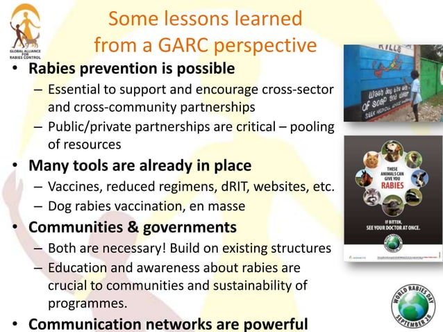 Rabies the One Health Model - Opportunities and Challenges of a ...