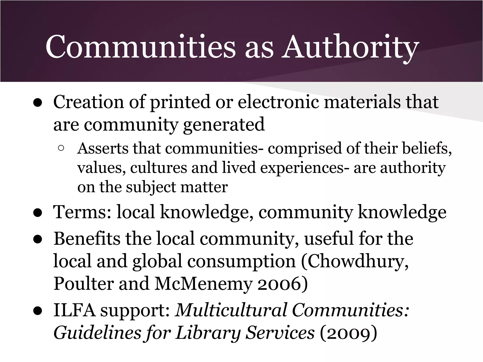 Communities as Authority: Strengthening Ilokano and Amianan Studies ...