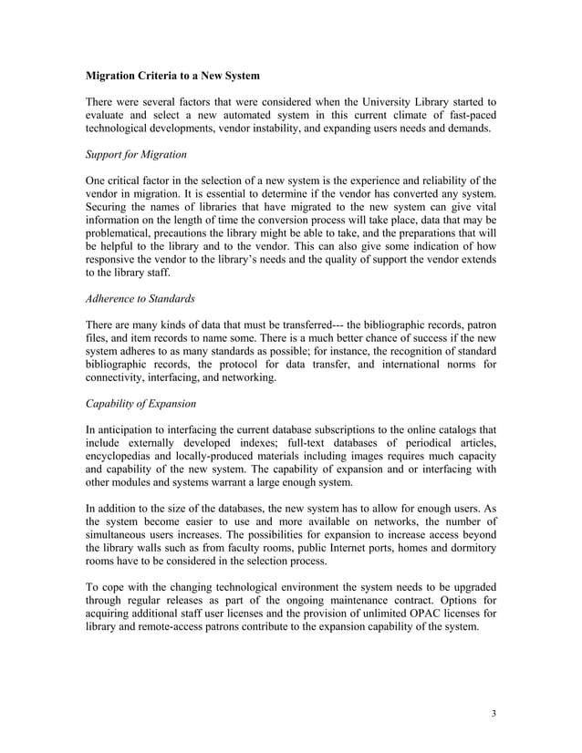 De La Salle University Library System Migration: a Strategic Decision ...