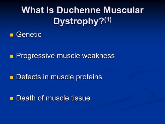 Duchenne muscular dystrophy | PPTX