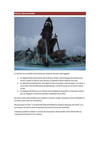 Suceso histórico. Huracán Janet. 1955 | PDF