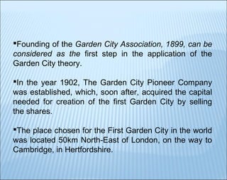 Garden city | PPT