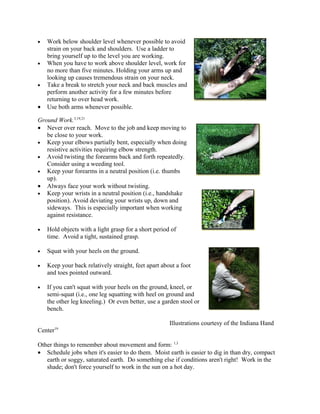 Can you dig it - The Ergonomics of Gardening | PDF