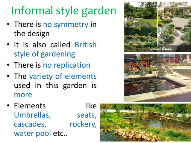 Gardening formal and informal garden | PPTX | Gardening | Home & Garden