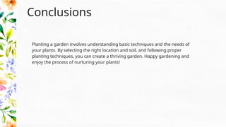 Gardening Basics How to and manage the garden | PPTX