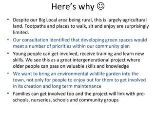 Garden presentation, Jane Sills, Josh Hunter & Val Fendley, Ramsey ...