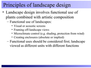 Garden principals of landscapimg | PPT