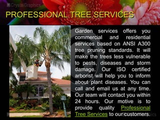 Garden Services | PPTX | Agriculture | Industries