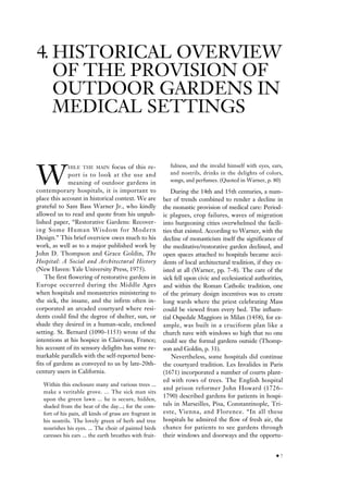 Gardens In Healthcare Facilities: Uses, Therapeutic Benefits, And ...