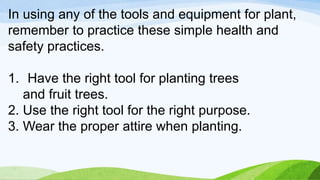 Gardening Tools and their Uses TLE 6 | PPTX