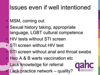 HIV prevention and sexuality sensitive health care | PPTX | Sexual ...