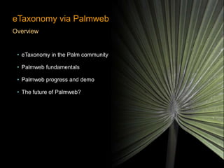 Gardiner Palmweb | PPTX