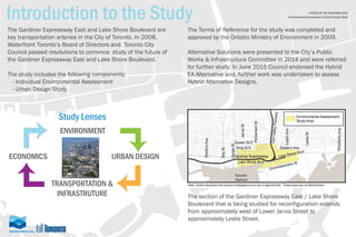 Gardiner East EA - Public Forum 5 Panels | PPT