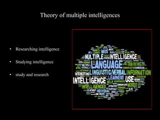Gardner intelligence | PPTX