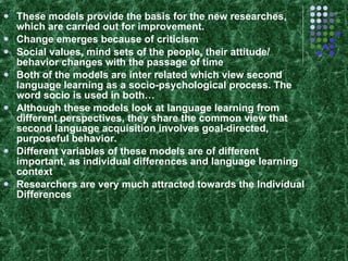 Gardners Early Soci Educational Model | PPT