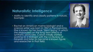 Gardner’s multiple intelligence | PPTX