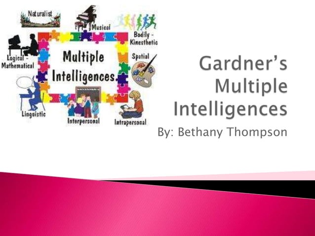 Gardner’s multiple intelligences | PPT