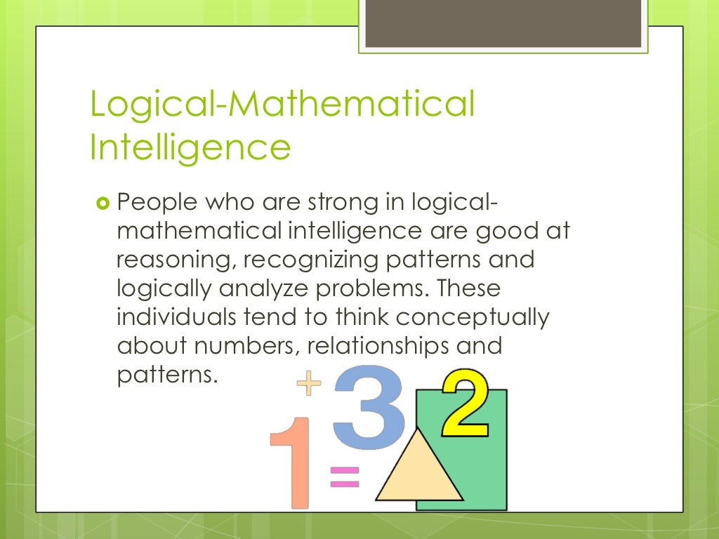 Gardner's multiple intelligences
