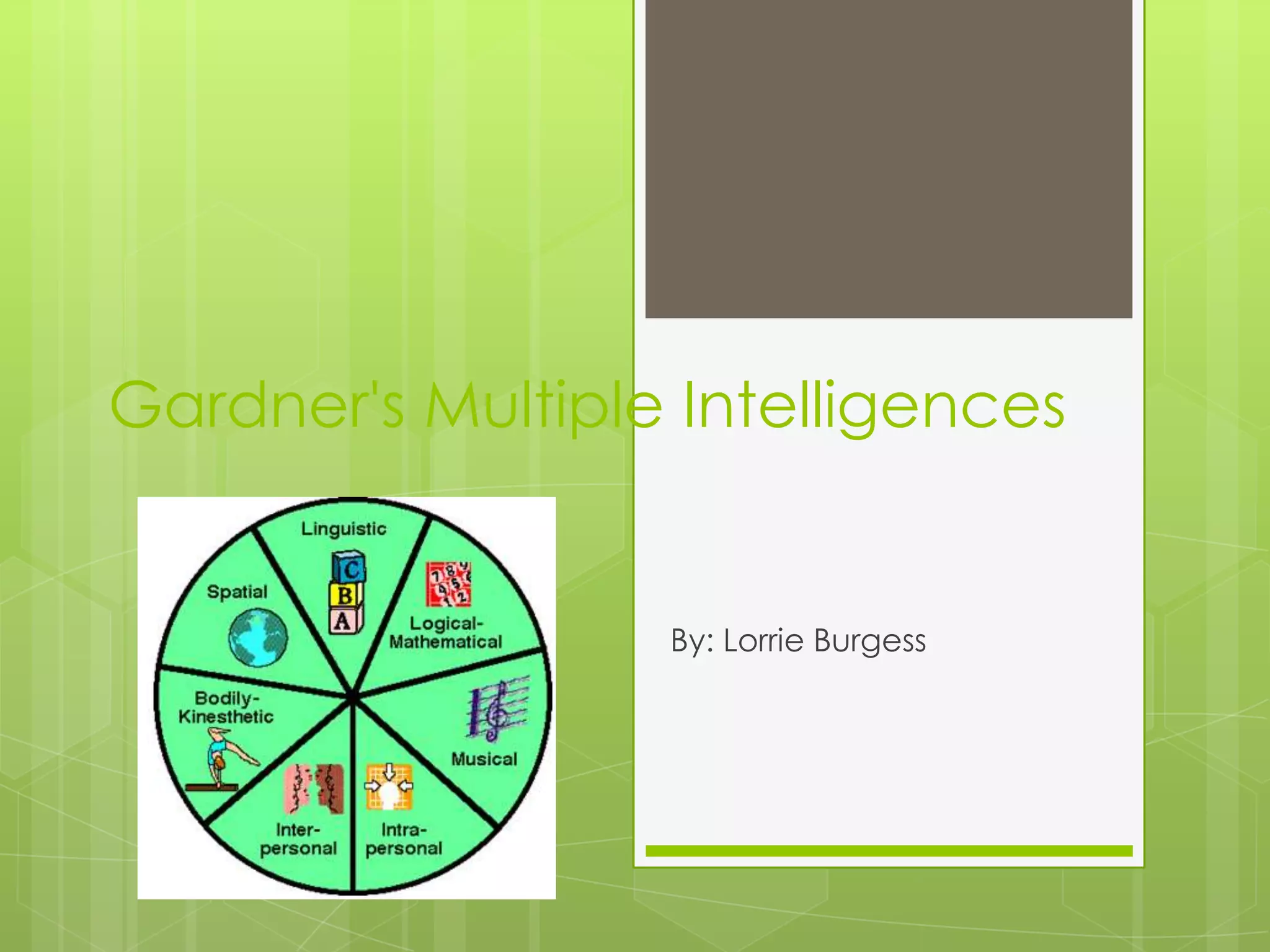 Gardner's multiple intelligences | PPT
