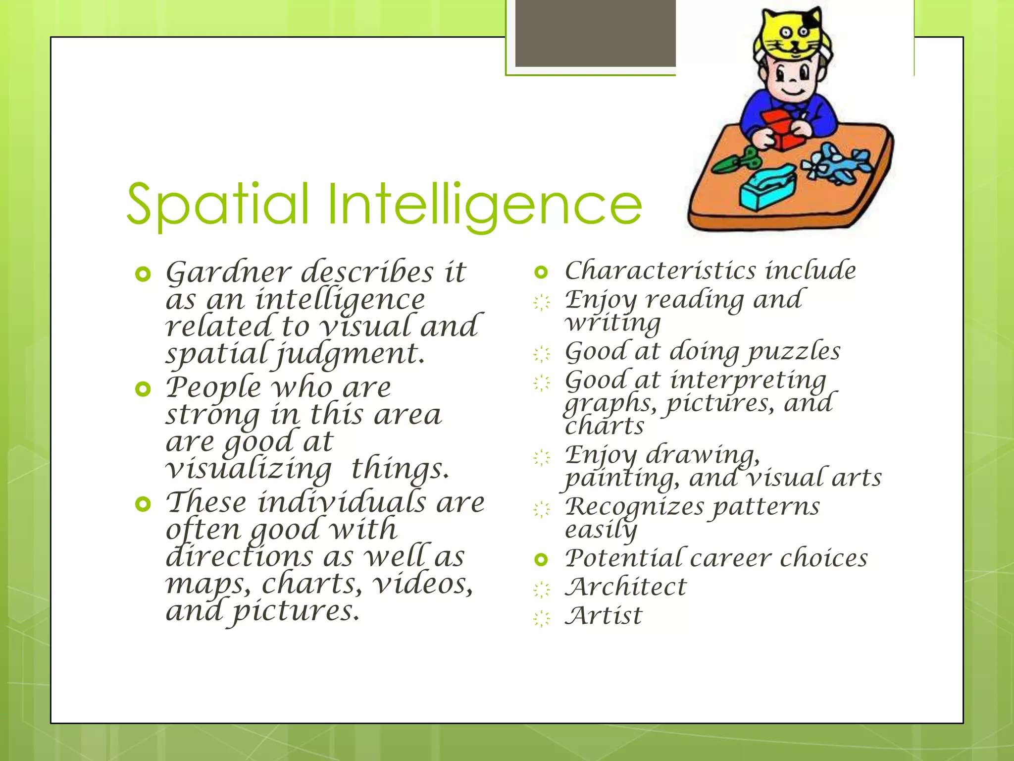 Gardner's multiple intelligences | PPT