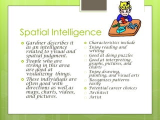 Gardner's multiple intelligences | PPT
