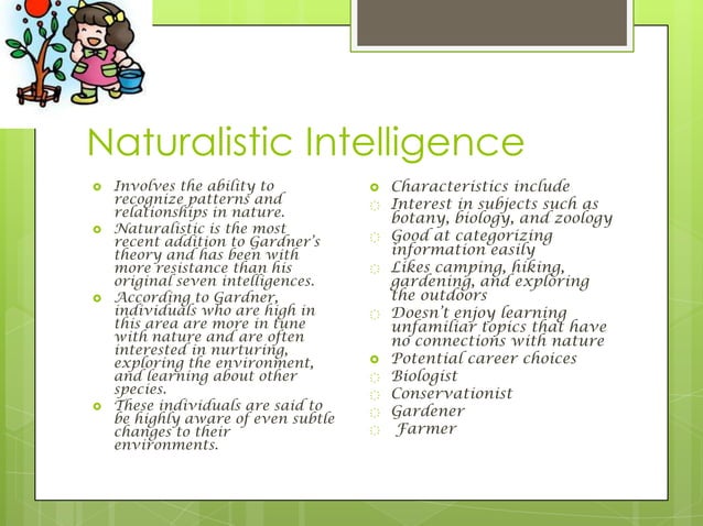 Gardner's multiple intelligences | PPT