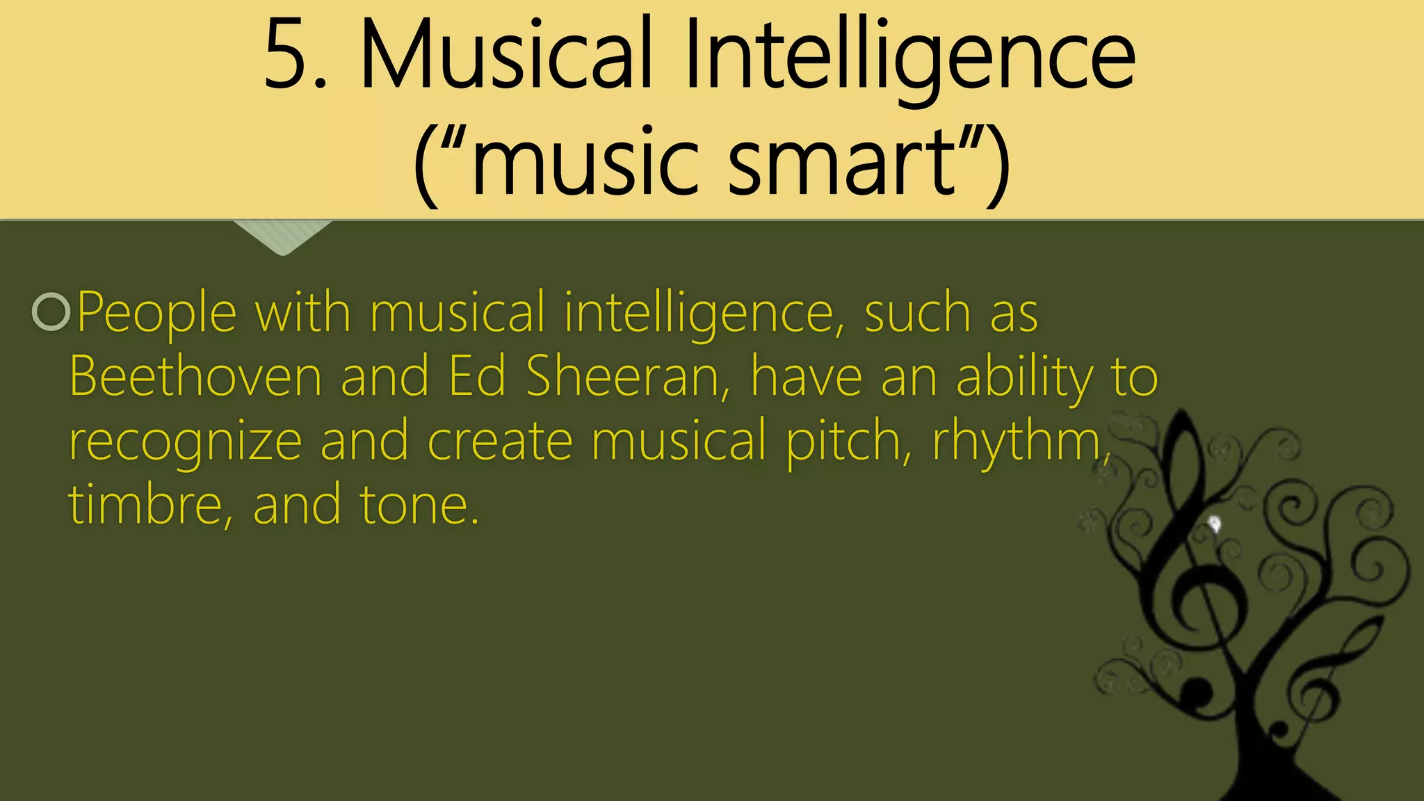 Gardner's Theory of Multiple Intelligences | PPT