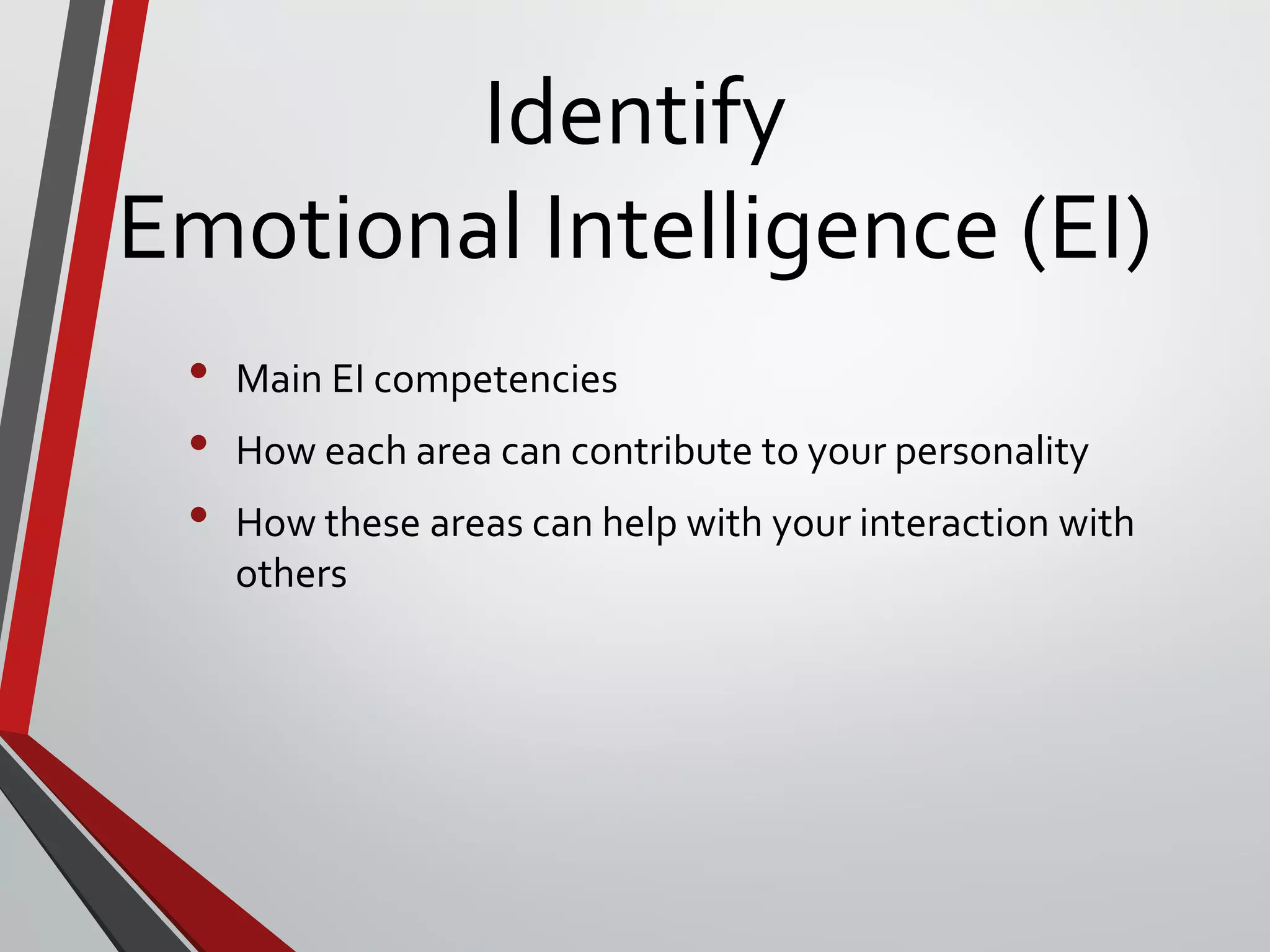 Introduction to Emotional Intelligence Presentation | PDF