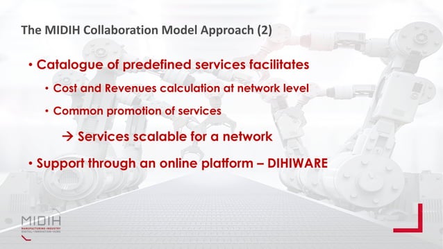 GARE du MIDIH DIH collaboration model | PPT