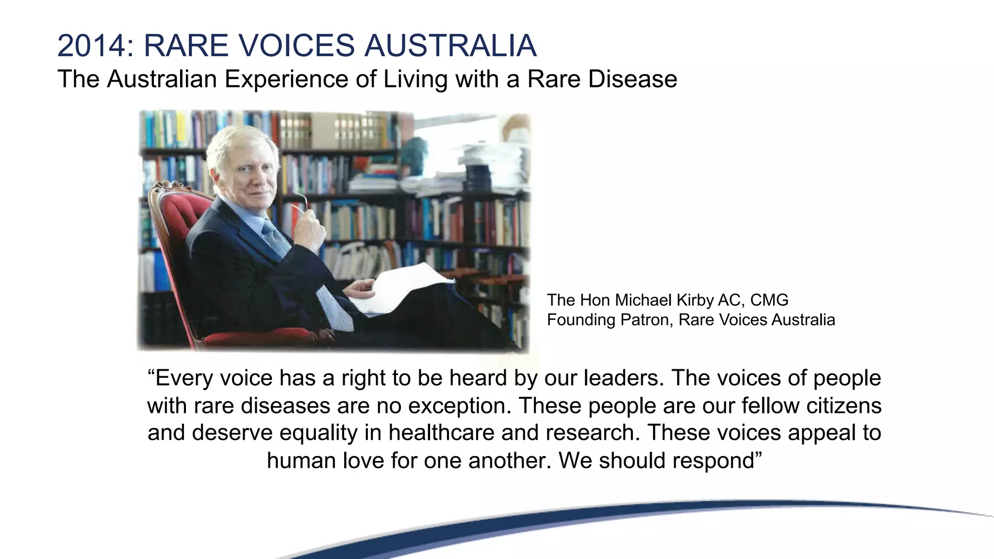 Advances in Rare Disease Gareth Baynam, Western Australia Health ...