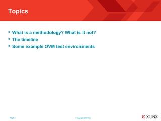 The AVM and OVM in IP Core Verification - Experiences and Observations ...