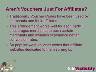Voucher Codes: Promotional Marketing | PPTX