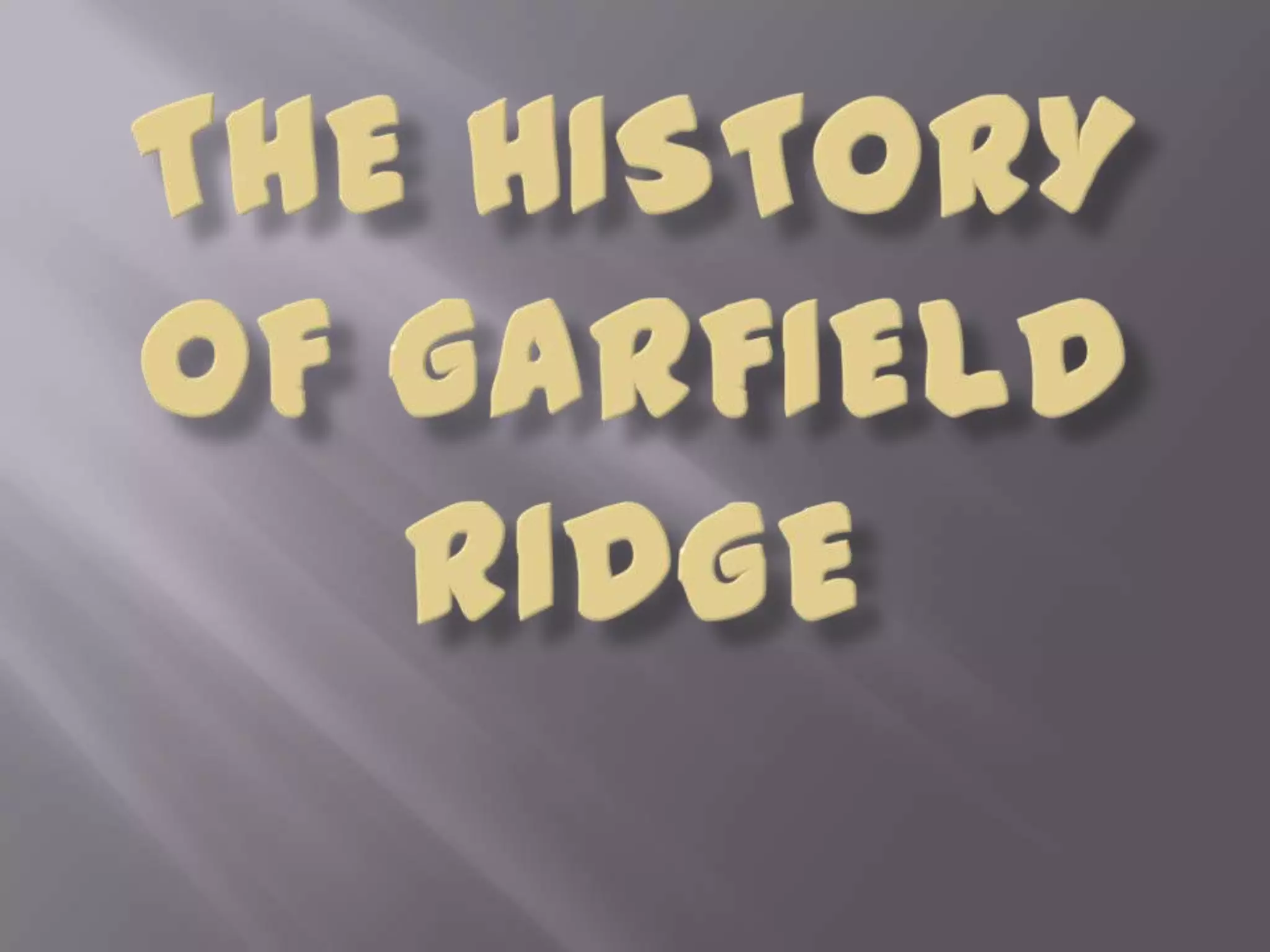 Garfield Ridge Slideshow | PPT