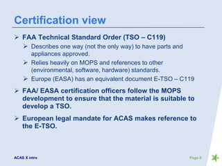 Garfield Dean - Acas x overview | PPTX