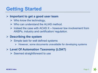 Garfield Dean - acas x test application | PPT