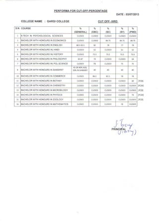 Gargi college | PDF