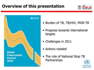 PPT Gargioni "The Global Burden of Tuberculosis: Epidemiology and ...