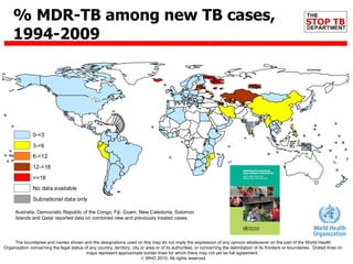 PPT Gargioni "The Global Burden of Tuberculosis: Epidemiology and ...