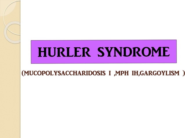 Gargoylism | PPT