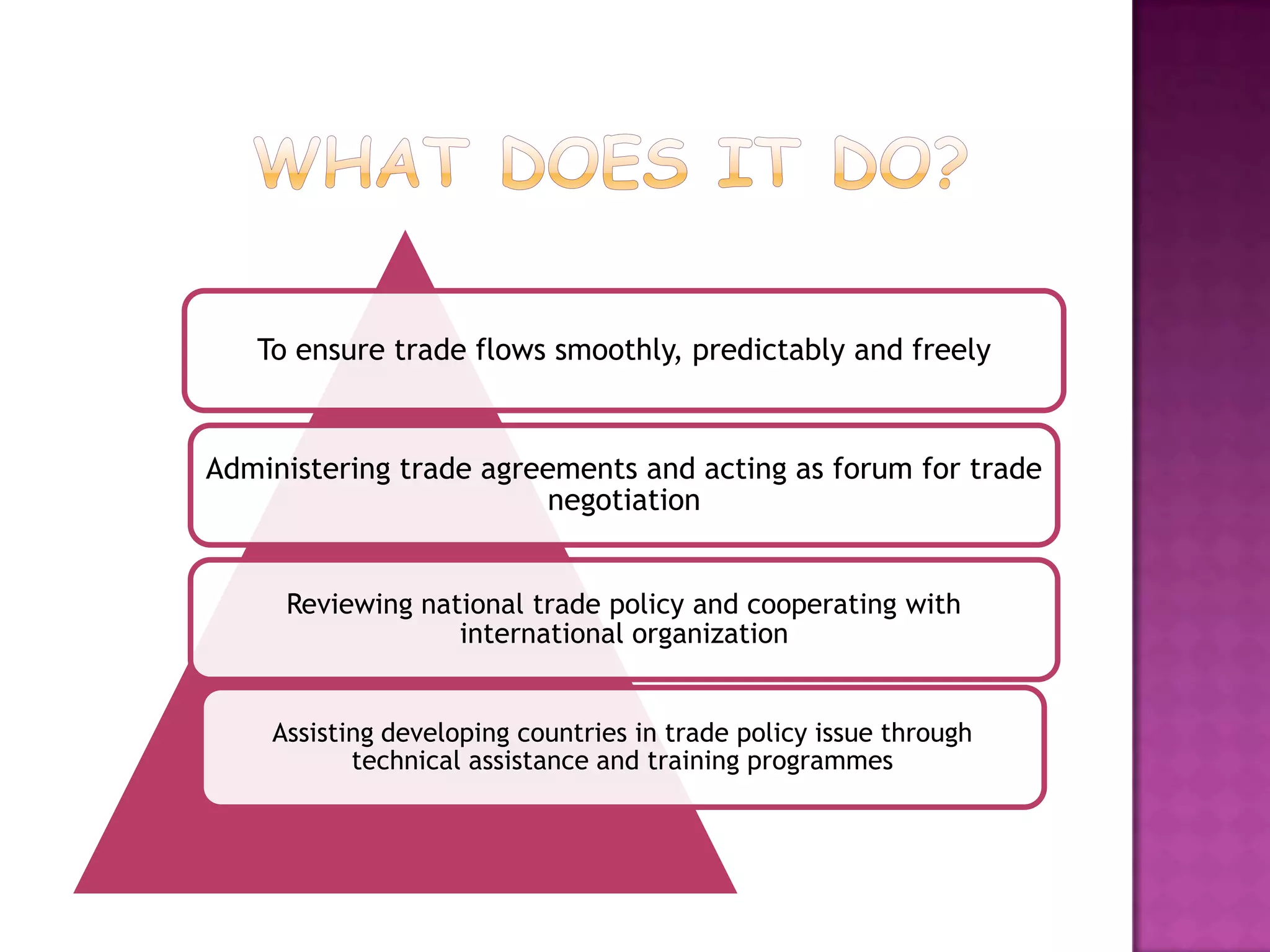 world trade organisation | PPTX