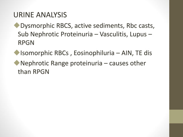 Approach to Rapidly Progressive Glomerulonephritis RPGN | PPTX ...