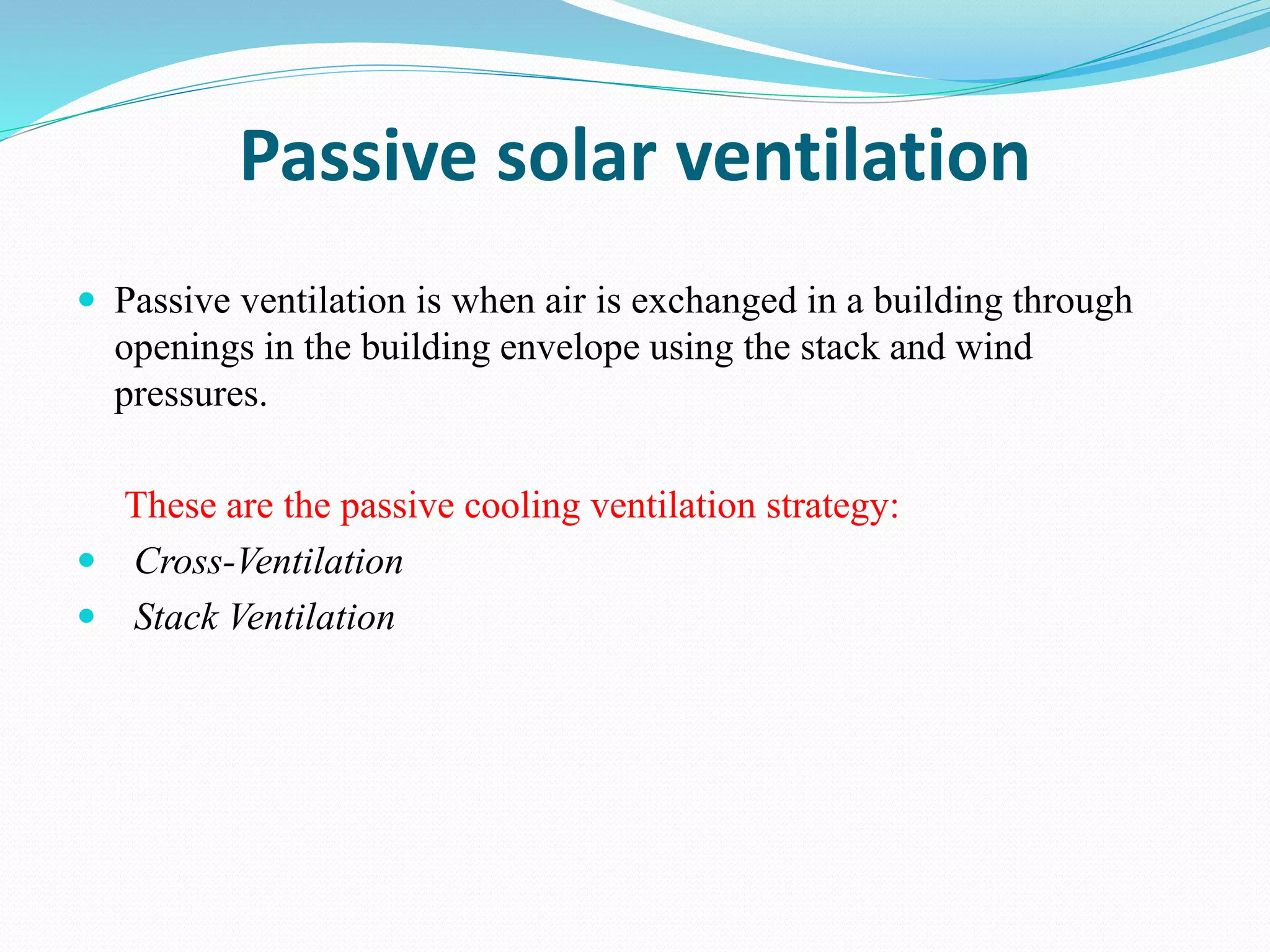 solar passive system for buildings | PPTX