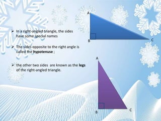 Pythagoras theorem | PPTX