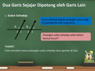 Garis garis sejajar | PPTX