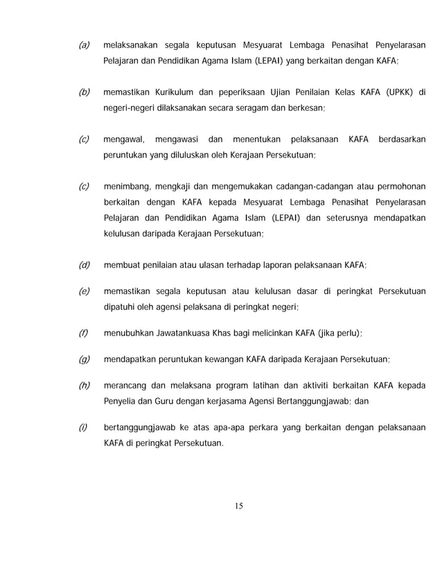 GARIS PANDUAN KAFA OLEH JAKIM 2011 | PDF