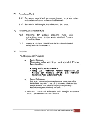 Garis panduan-program-pemulihan-khas-terkini-25-2-13 | PDF
